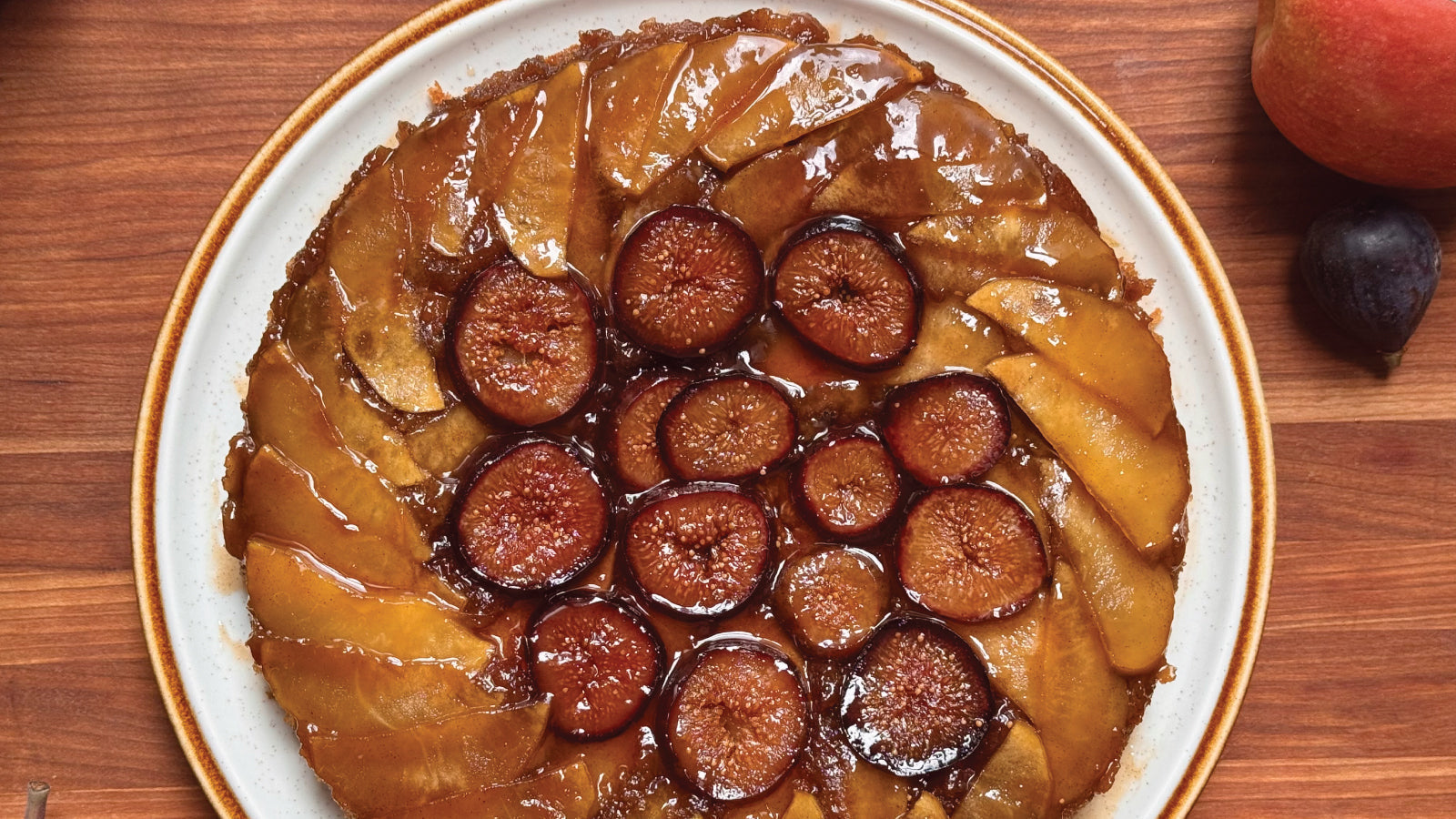 Apple and Fig Upside Down Cake – Yes! Apples