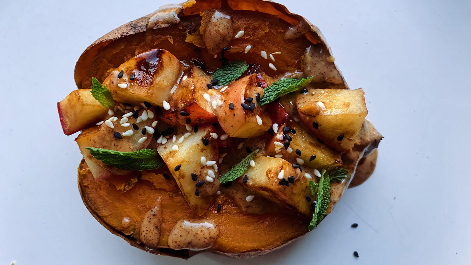Apple-Stuffed Sweet Potatoes – Yes! Apples